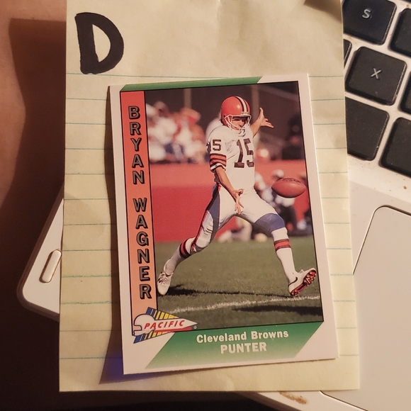Other | Bryan Wagner Football Card | Poshmark
